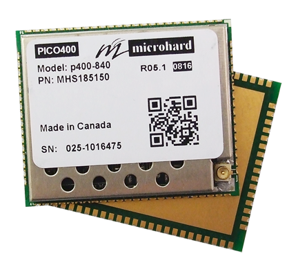 Microhard - P400-840 Miniature OEM 840-845 MHz Wireless Modem.