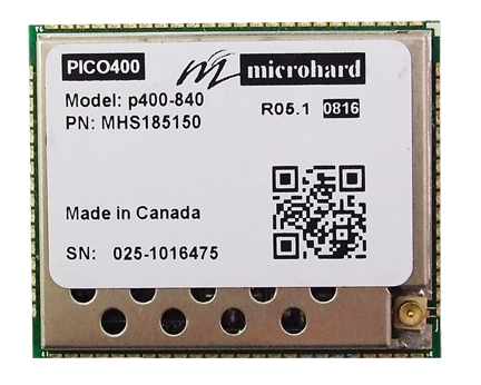 Microhard - P400-840 Miniature OEM 840-845 MHz Wireless Modem.