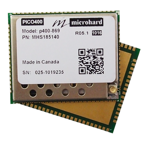 Microhard - P400-869 Miniature OEM 869 MHz Wireless Modem.
